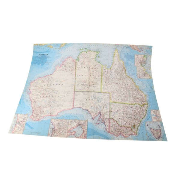 National Geographic | Art | 963 National Geographic Map Australia ...